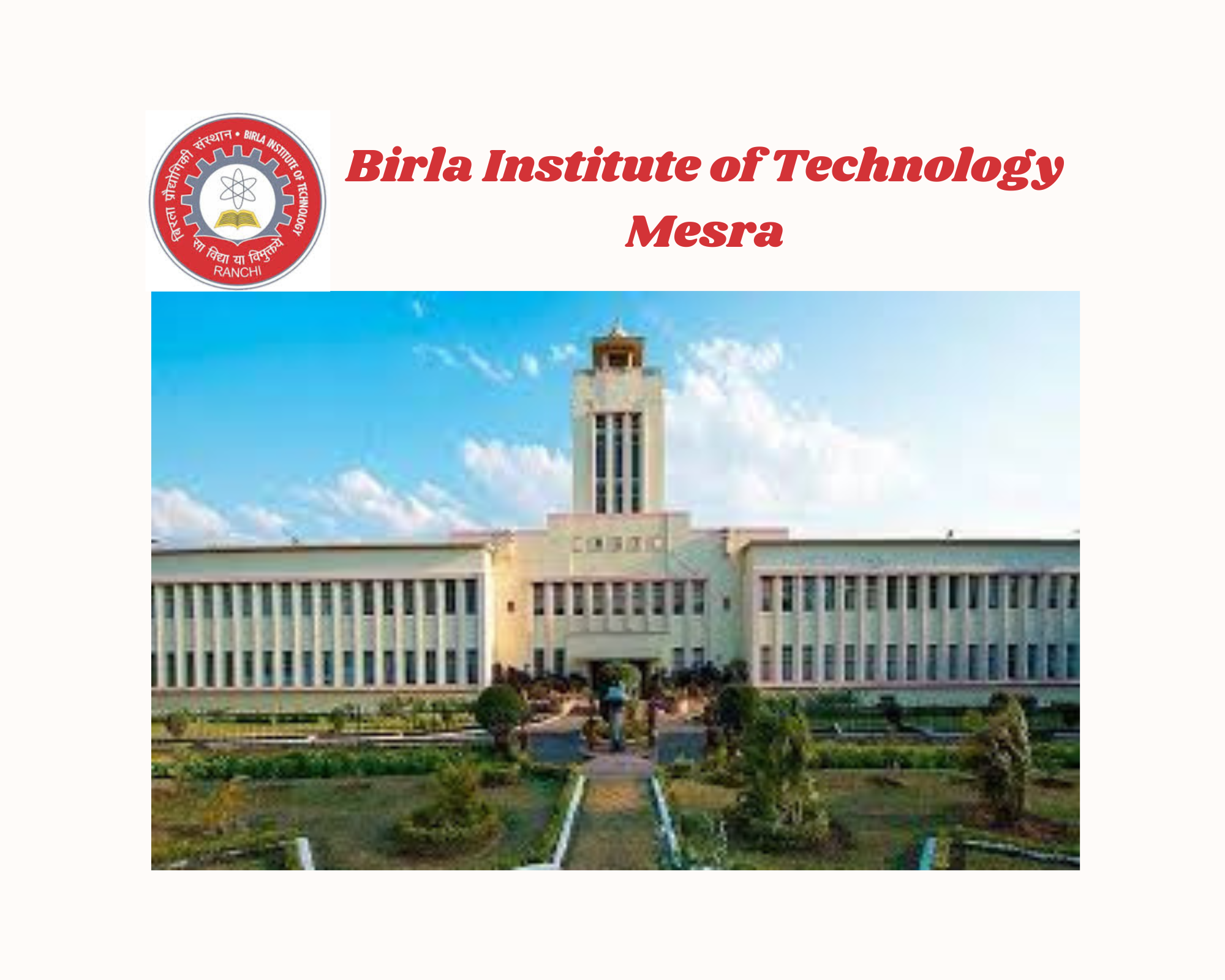 Where is the transcript office located within Birla Institute of ...
